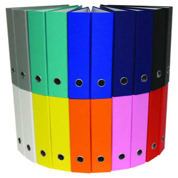 A4 PVC Lever Ach Files -Rainbow Assorted 20 Pack - The Lever Arch Lab