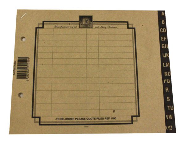 Arch Lever Index 14 Position - 10 Pack - The Lever Arch Lab