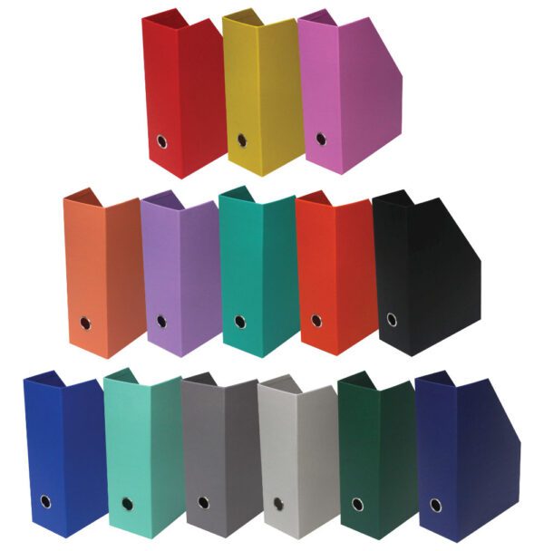 PVC Magazine Box - Black PVC MAGAZINE - The Lever Arch Lab
